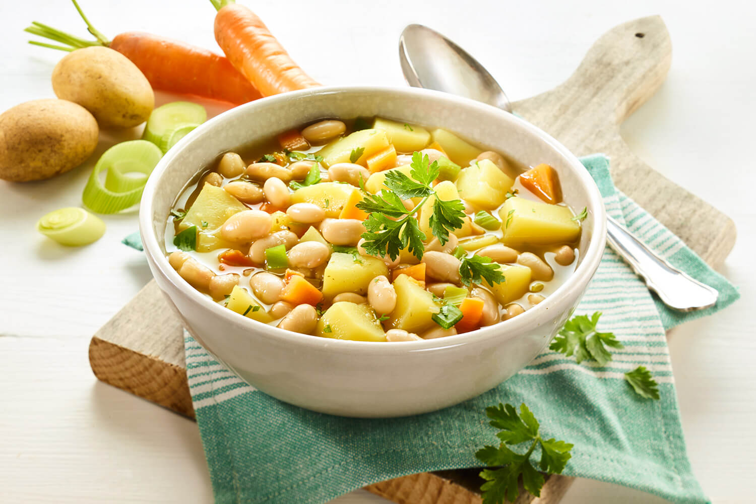 Rezept: Weiße Bohnensuppe (vegan)